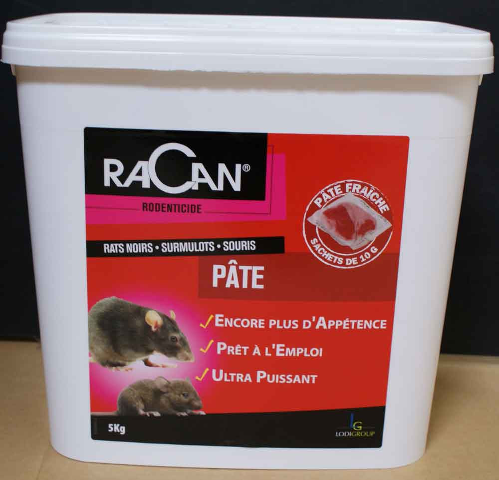 Gamme PRO (50 PPM) - SOURICIDE RATICIDE PATE FRAICHE - seau 5kg | epagri
